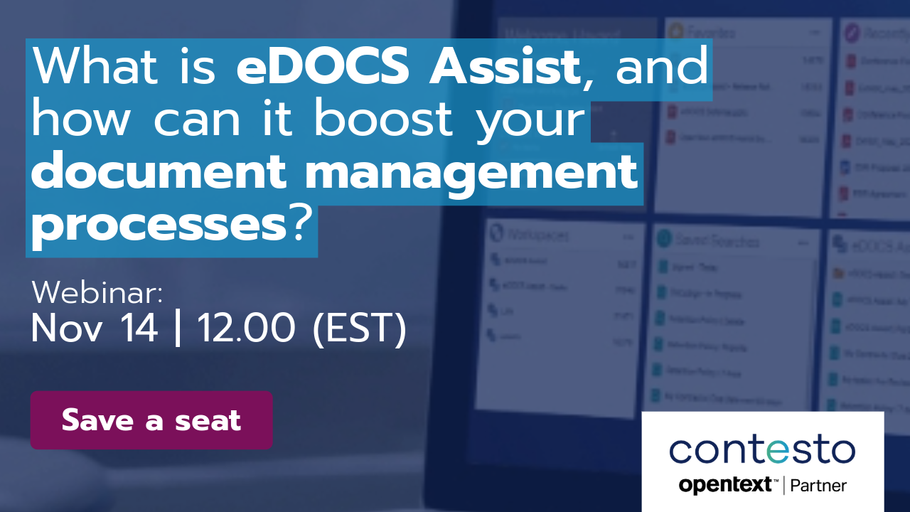 What is eDOCS Assist and how can it boost your document management
